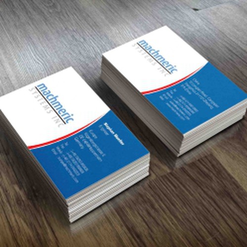Redesign of a business card for manufacturing company | Business card ...
