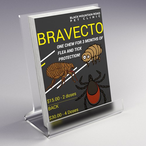 Design Flea and Tick flyer for Veterinary Hospital | Postcard, flyer or ...