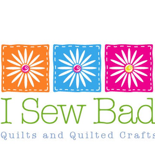 Help I Sew Bad - Quilts and Quilted Crafts with a new logo | Logo ...