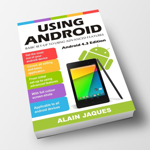 Designs | Create an eye-catching design for a book on Using Android ...
