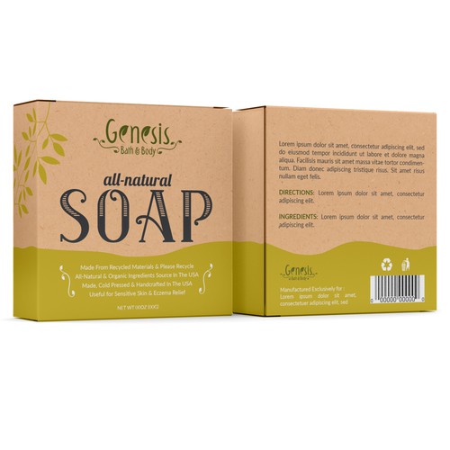 Genesis B&B Soap Package Design | Product packaging contest