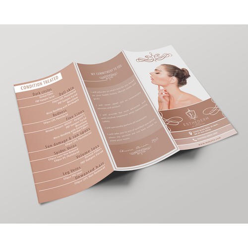 Create a med Spa Brochure/Price List | Brochure contest