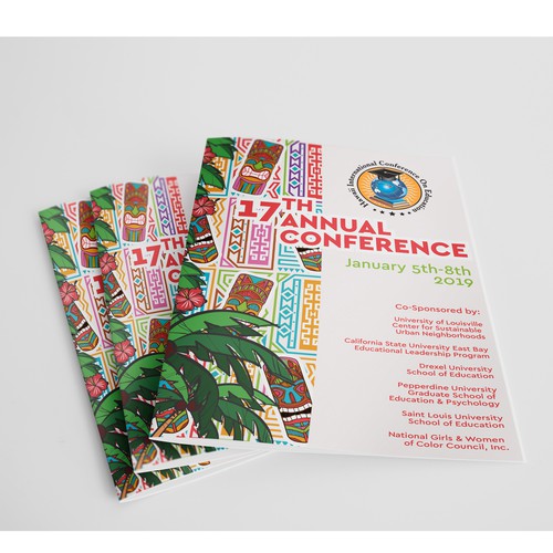 Create a Program Cover for a Conference in Hawaii | Postcard, flyer or ...