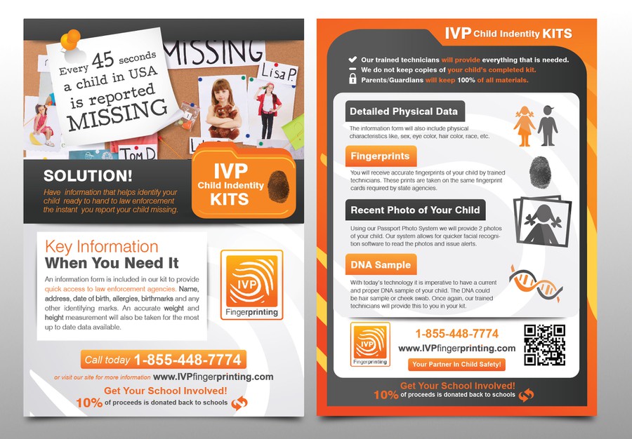 Create the next postcard or flyer for IVP Fingerprinting | Postcard ...