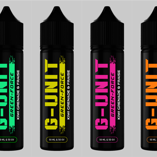 Designs | G-UNIT Eliquid need his new label | Product label contest