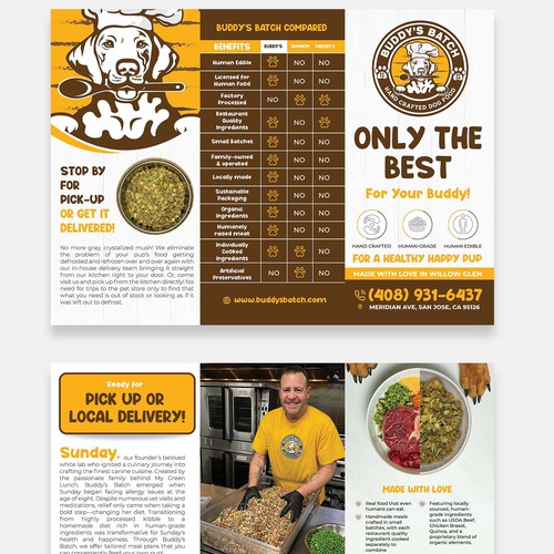 Designs | Buddy's Batch Brochure Contest | Brochure contest