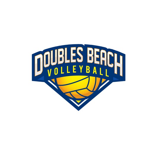 Doubles Beach Volleyball | Logo design contest
