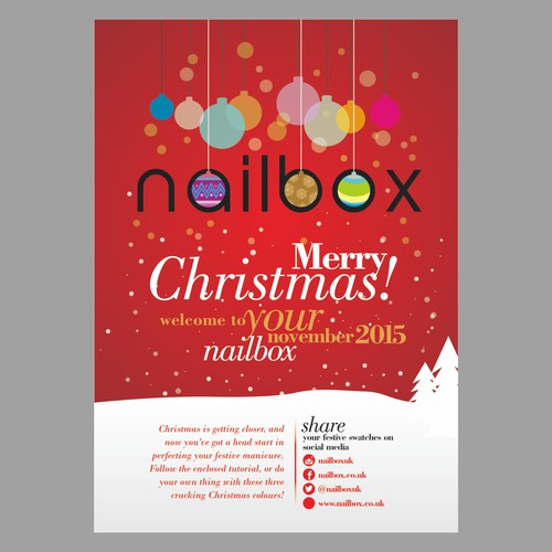 Create an A6 flyer for a monthly subscription box in the beauty niche ...