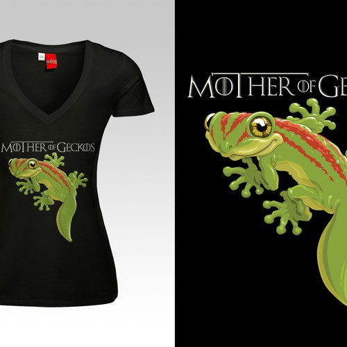 Game of Thrones style Leopard Gecko Sigil | T-shirt contest