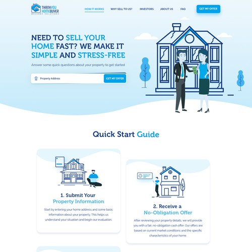 Designs | Real Estate Investor fun illustration-filled website | Web ...