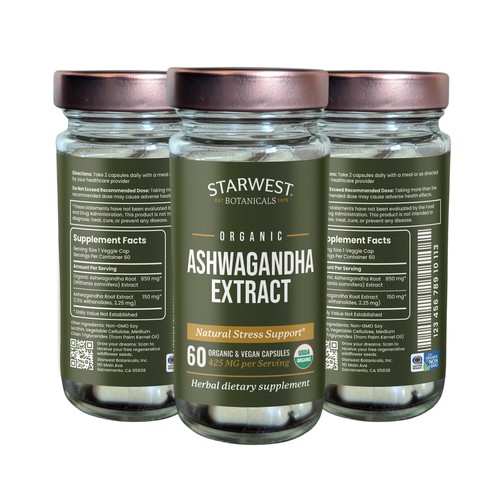 Designs | Organic Herb Capsule Label Design | Product packaging contest