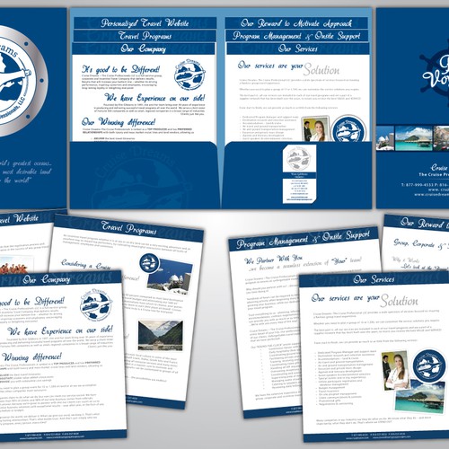 Leave Behind Brochure Folder for Incentive and Corporate Groups | Print ...