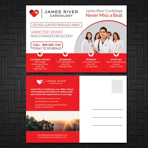 Cardiology mailer | Postcard, flyer or print contest
