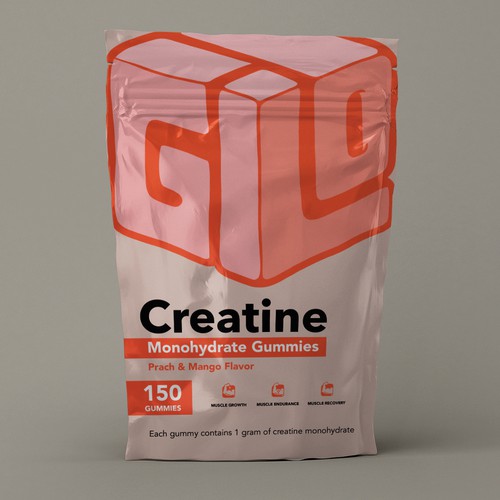 Designs | Bag Design for Creatine Monohydrate Gummy brand | Product ...