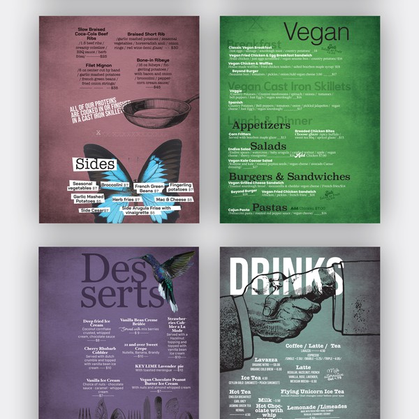 Menu for restuarant & shisha lounge | Menu contest | 99designs