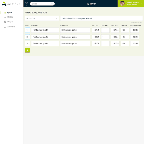 UI/UX Design for a Price Quoting Software | Other web or app design contest