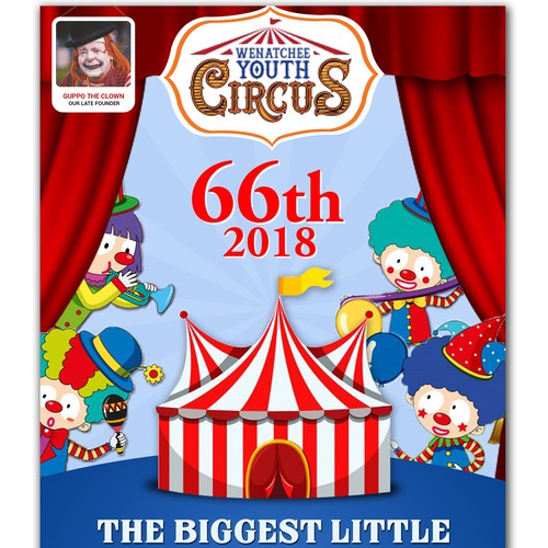 Circus Program Cover | Postcard, flyer or print contest
