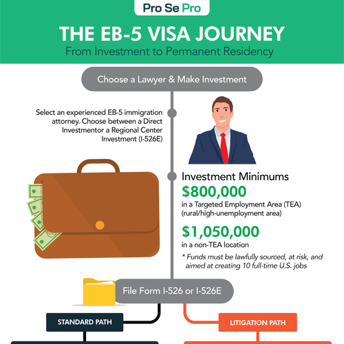Designs | Create a Professional EB-5 Visa Timeline Infographic for ...