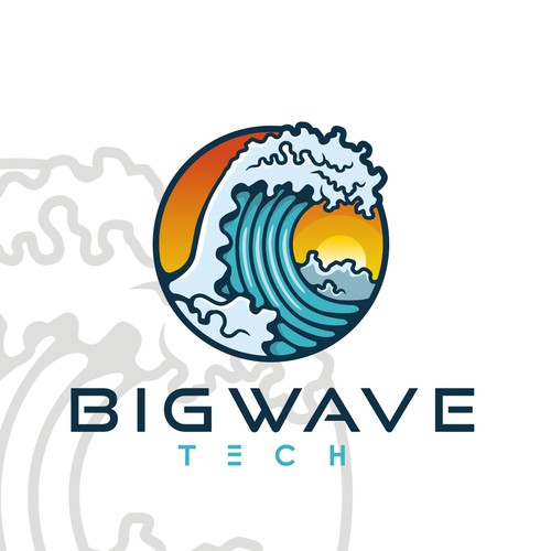 Designs | Tech startup in need of logo with wave theme | Logo ...