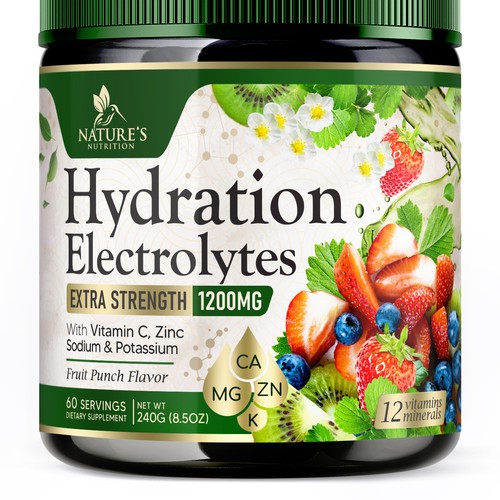 Designs | Hydration Electrolytes Design Needed for Nature's Nutrition ...