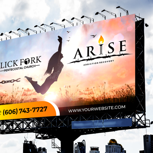 Designs | We need a bright, bold billboard for our church and addiction ...