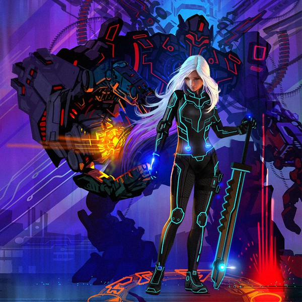 Young girl vs. robot in mad max apocalyptic world | Book cover contest ...