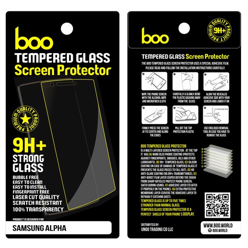 Tempered Glass Label