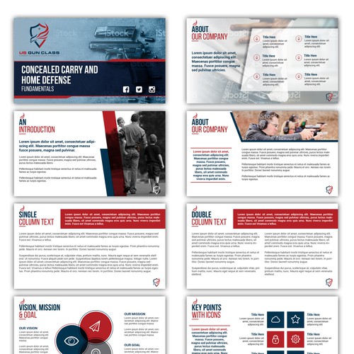 US Gun Class PowerPoint | PowerPoint template contest