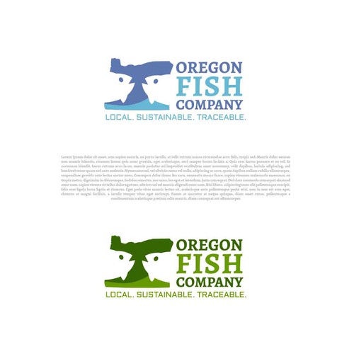 OREGON FISH COMPANY | Logo design contest