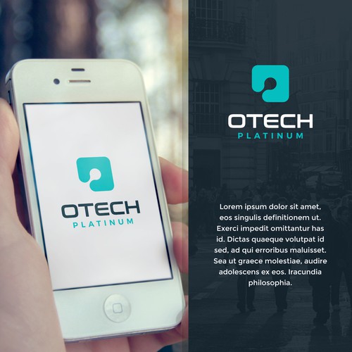 Create a business logo for a consumer electronics company called Otech Platinum | Logo Design ...