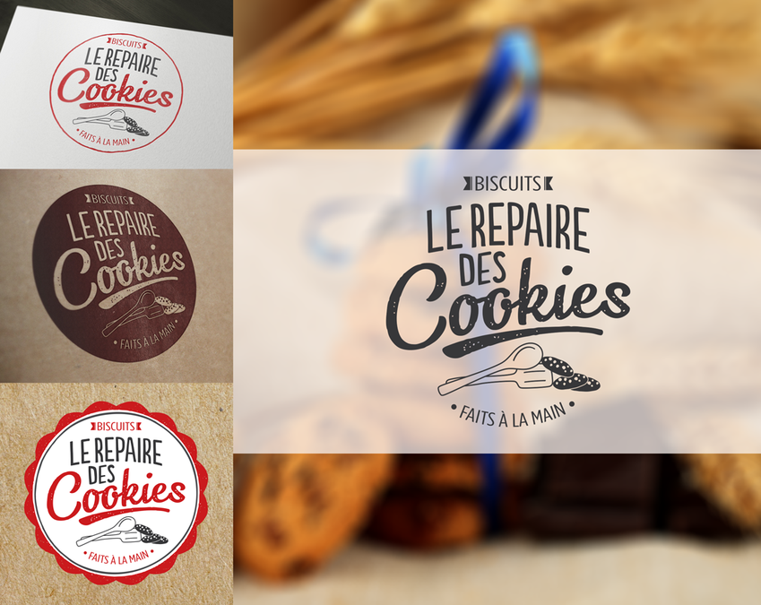 Cool logo for a cookies handmade shop - Logo sympa pour une biscuiterie ...