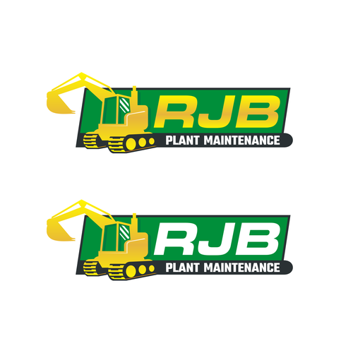 Create a strong masculine earthmoving/construction logo for RJB Plant ...