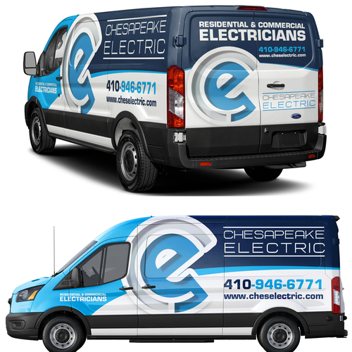 Designs | Chesapeake Electric Car Wrap | Car, truck or van wrap contest