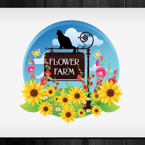 my flower farm logo | Logo design contest
