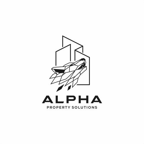 Designs | Design a modern wolf head logo for real estate company | Logo ...