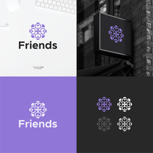 Designs | Friends a companionship company for all adults | Logo design ...