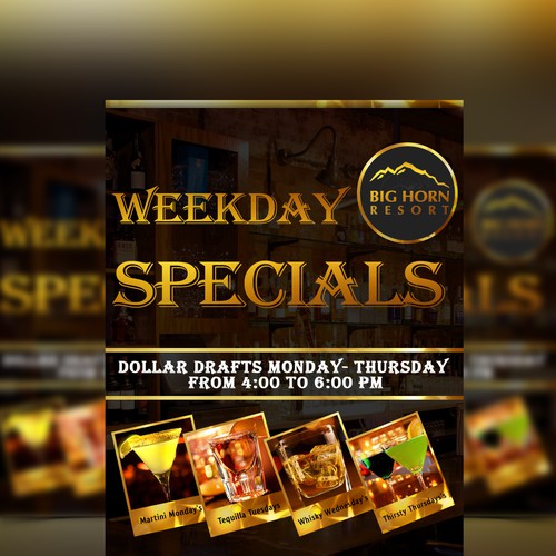 Designs | Waterfront Lounge Promo | Postcard, flyer or print contest