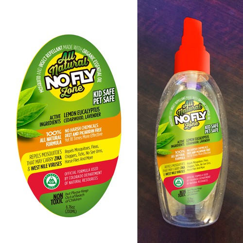 Labels For Insect Repellent Bottle | Merchandise contest