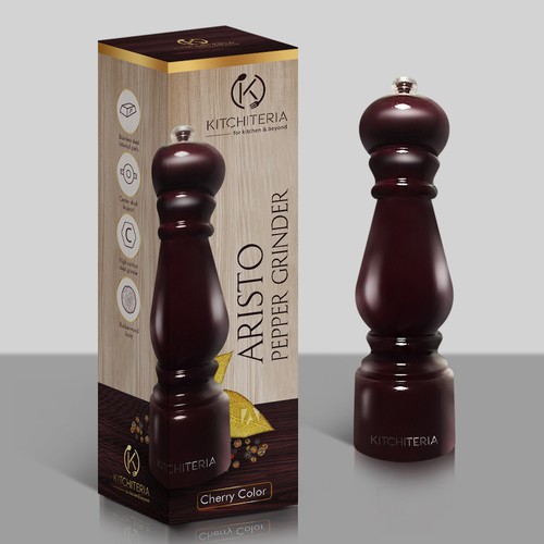 Design a sophisticated, but unexpected, package for a high-end pepper ...