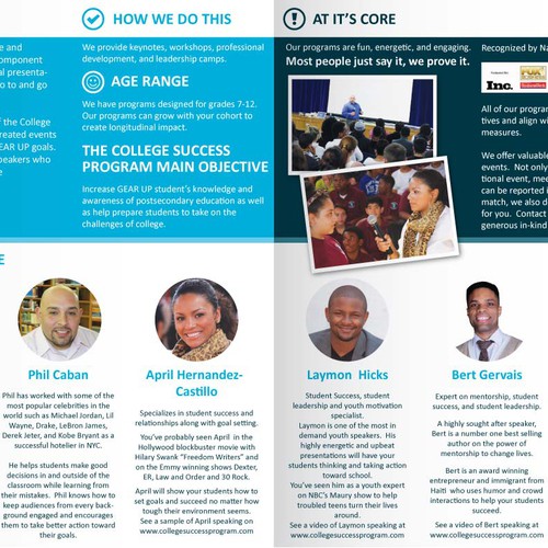 Designs | Need An Awesome Brochure to attract school to hire ...