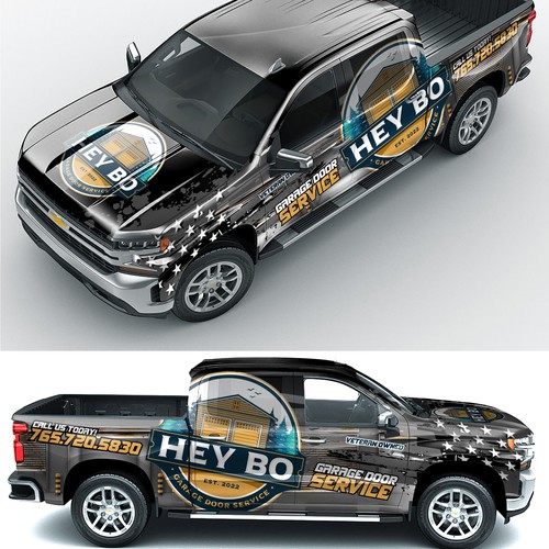 Designs | Garage Door Vehicle Wrap | Car, truck or van wrap contest