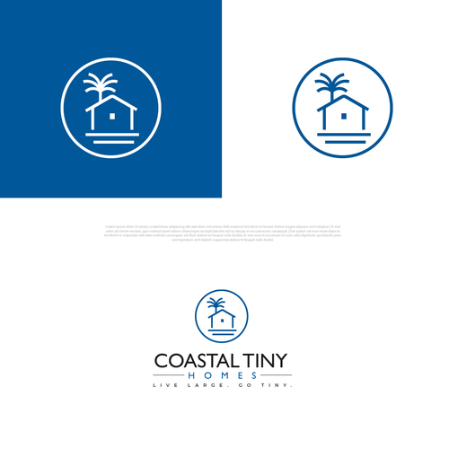 Designs | Modern "Coastal Tiny Home" Logo needed for sales office ...