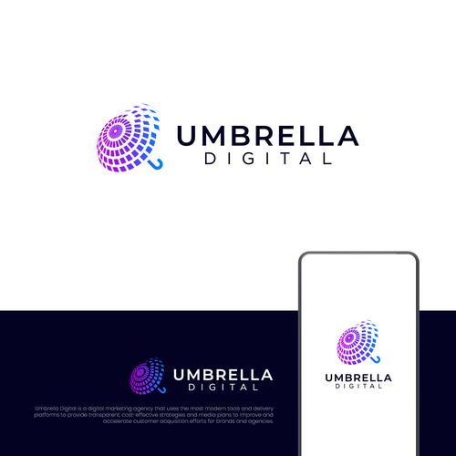 Designs | Umbrella Digital Logo Refresh: Dive into Color and Elevate ...