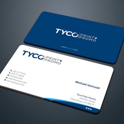 Tyco Print+Promo Needs a Business Card Design | Business card contest