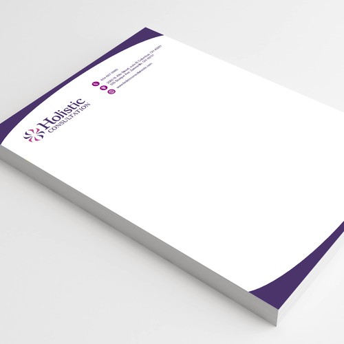 Digital template/letterhead/stationary for holistic mental health ...