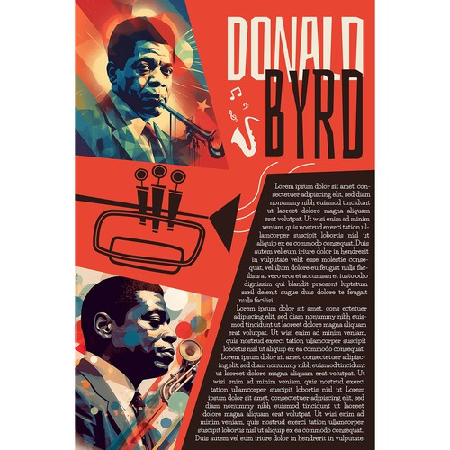Designs | Design a Jazz Poster featuring one of four famous jazz ...
