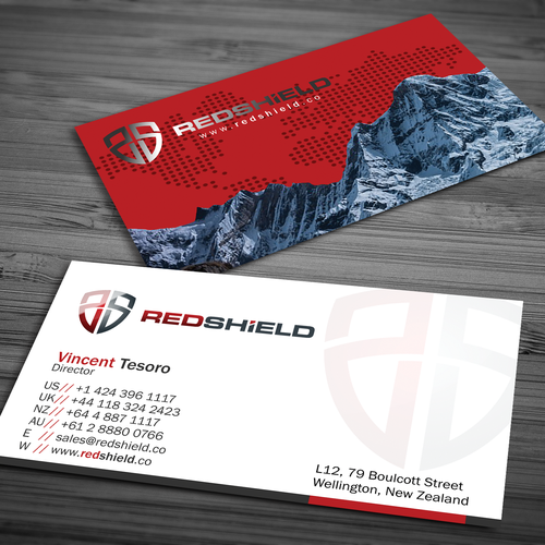 Design a Business Card for an innovative Cyber Security Company ...