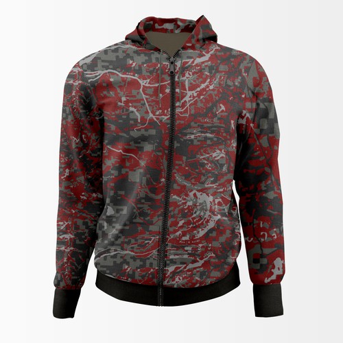 Designs | MILITARY INSPIRED MULTICAM BLACK WITH RED ACCENT ...