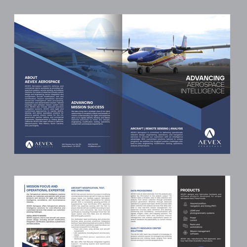 Designs | AIRCRAFT Brouchure | Brochure contest