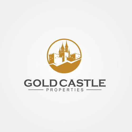 Create a inviting, stong and trustworthy castle logo for Gold Castle ...